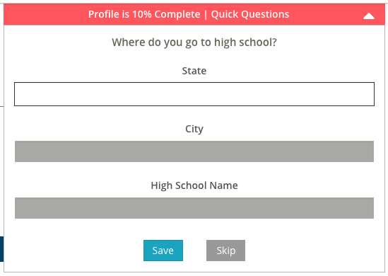 Dashboard/College Tools