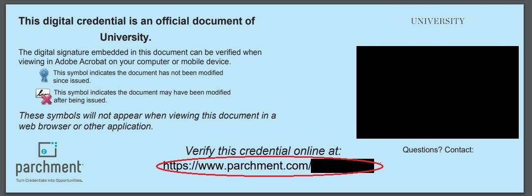 View, Download and Share your Digital Diploma, Certificate, or Badge